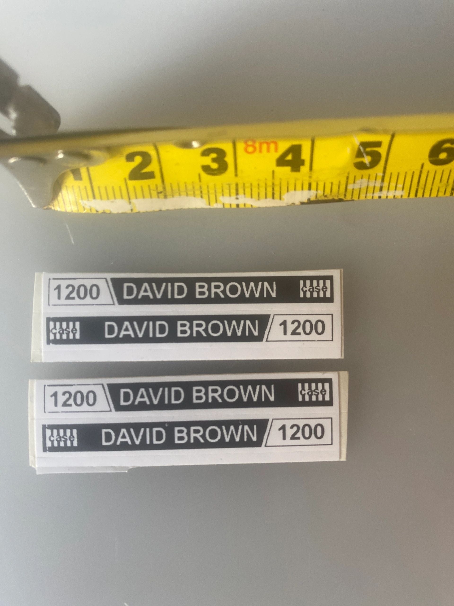David Brown 1200 Tractor decals 1:32 scale High quality vinyl 4 decals ...