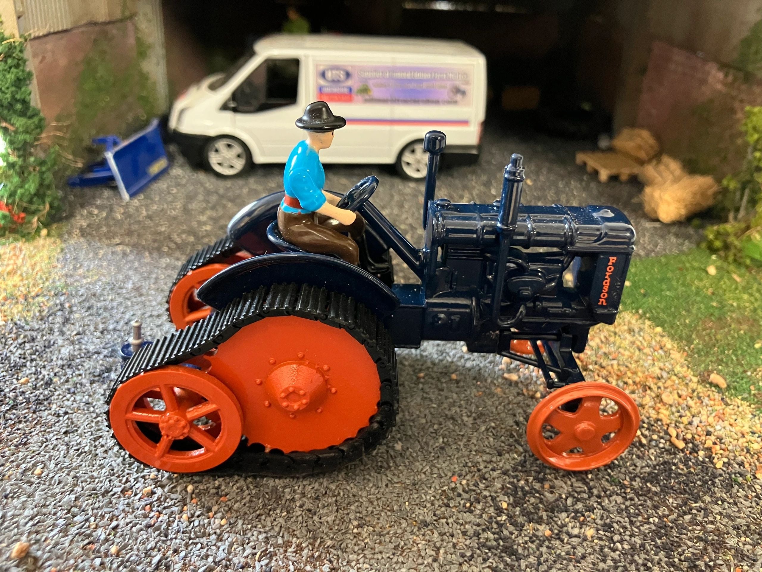 Fordson E27 half track tractor 1:32 scale conversion – Udimore Tractor Shop