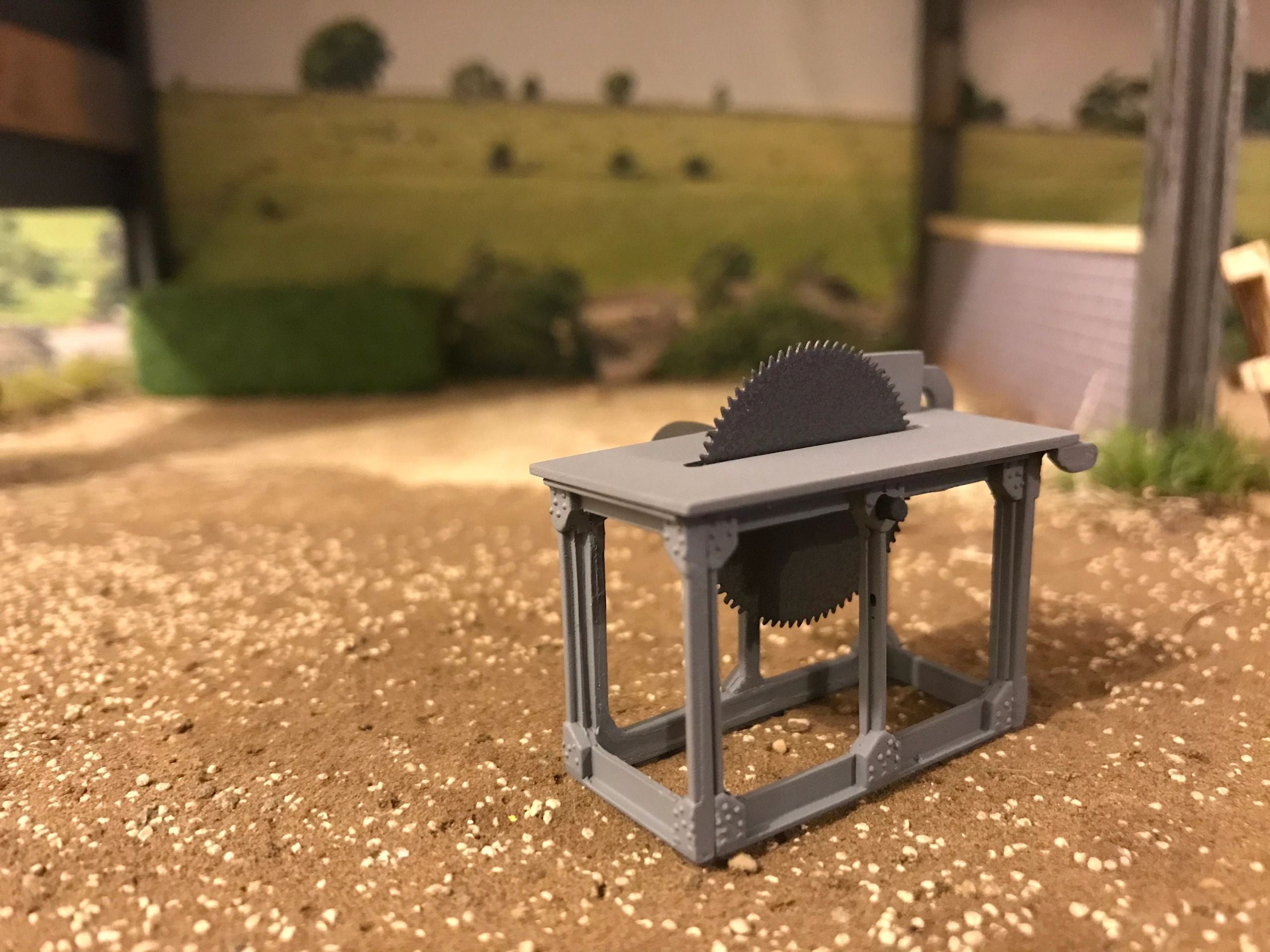 Scratch Built Saw Bench 1:32 scale – Udimore Tractor Shop